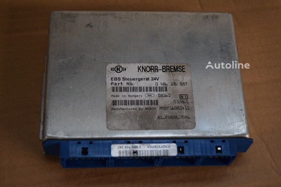 Knorr-Bremse MAN TGX TGS TGA STEROWNIK EBS KOMPUTER EBS 7046 81.258087046 upravljačka jedinica za tegljača