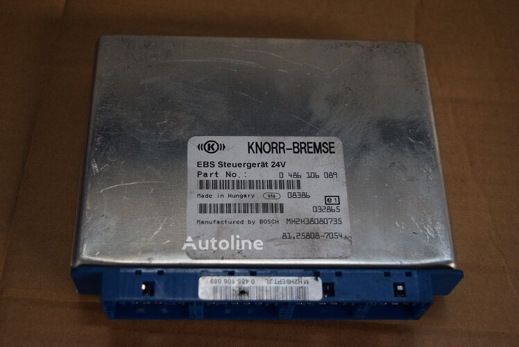 Knorr-Bremse MAN TGX TGS TGA STEROWNIK EBS KOMPUTER EBS 7054 81258087016 upravljačka jedinica za tegljača