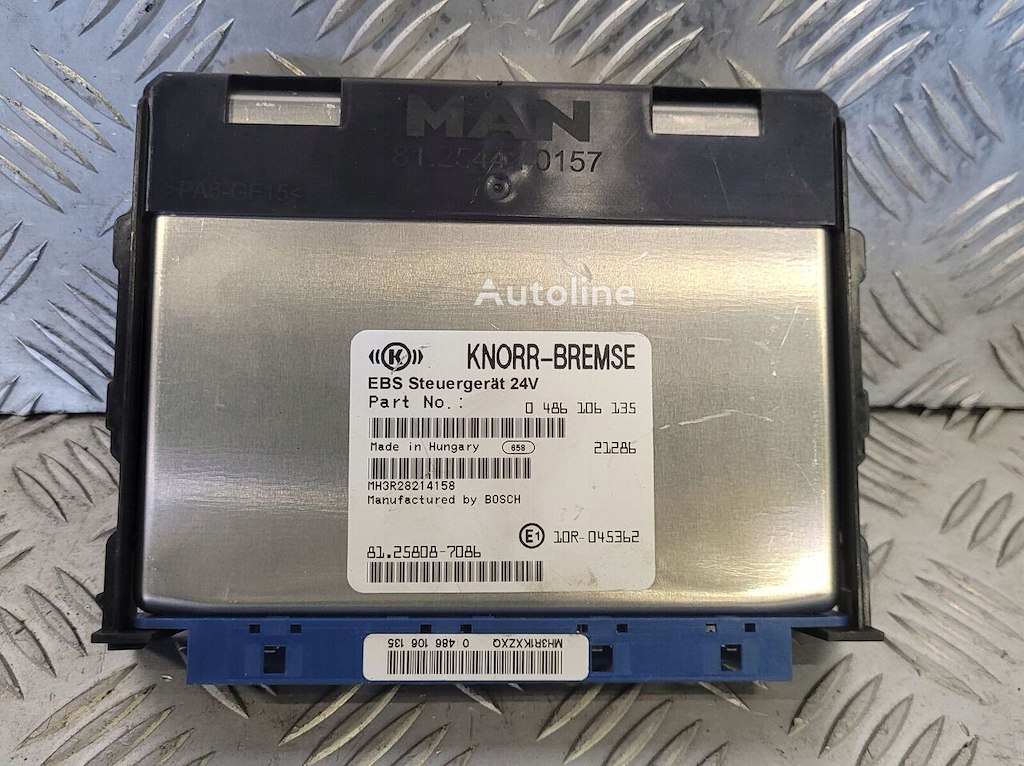 Knorr-Bremse STEROWNIK / KOMPUTER / EBS / MODUŁ MAN TG3 TGX TGS 81.25808-7086 81258087086 blok cilindara