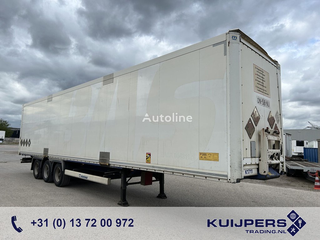 Krone DryLiner / Box / Front Damage furgon poluprikolica
