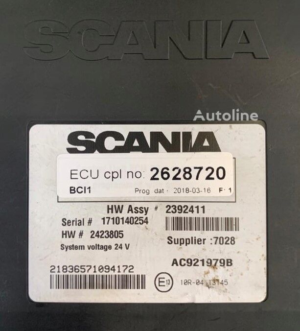 Scania R STEROWNIK KOMPUTER ECU 2628720 upravljačka jedinica za tegljača