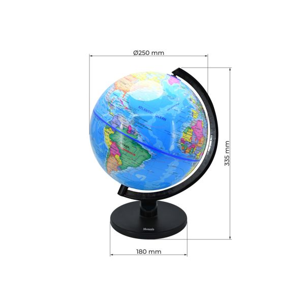 MOJA KNJIŽARA GLOBUS Memoris 25CM PVC WY