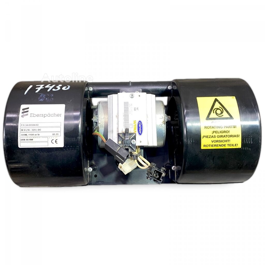 EBERSPÄCHER,CARRIER B12B (01.97-12.11) crevo za klimu za Volvo B6, B7, B9, B10, B12 bus (1978-2011) autobusa