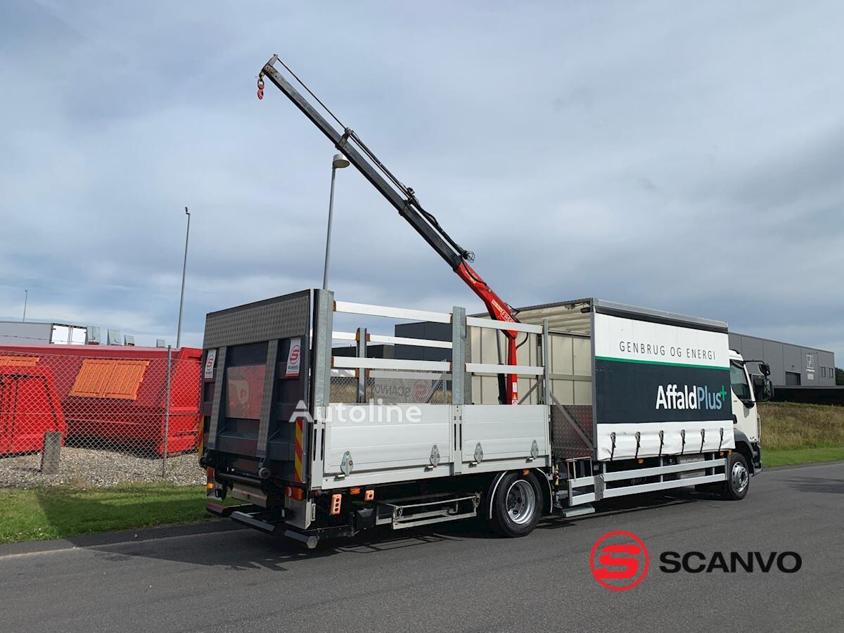 DAF LF210 4x2 FA kamion sa klizna zavesa cerada