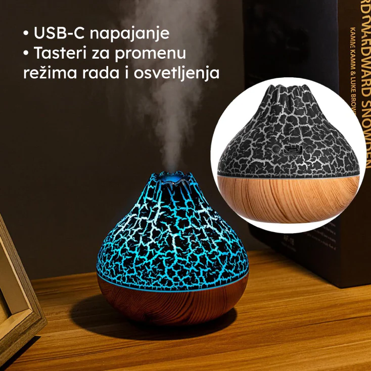 Stona ultrazvučna aroma lampa 17601-5963BK