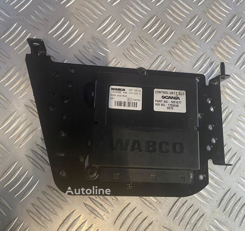 WABCO STEROWNIK MODUŁ KOMPUTER ECAS SCANIA 1851677 1851677_X upravljačka jedinica za tegljača