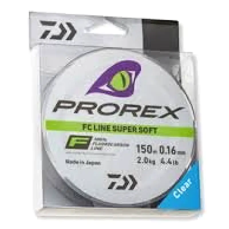 Daiwa PROREX FC LINE SUPER SOFT -FLUOROCARBON 0,16mm 2kg 150m (12995-116)