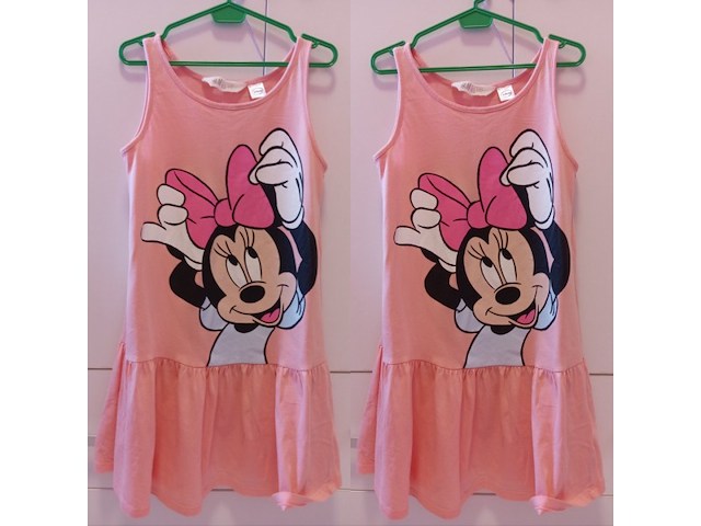 Minnie haljina HM 122/128 veličina u boji kajsije