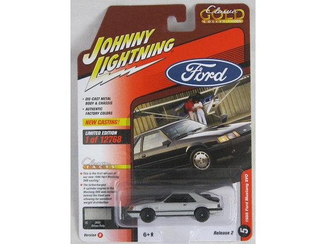 1:64 johnny lightning ford mustang `86 SVO
