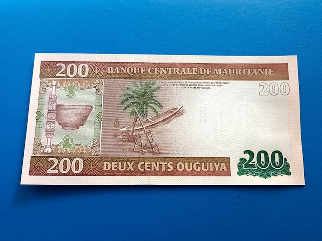Mauritania 200 ouguiva 2013 UNC