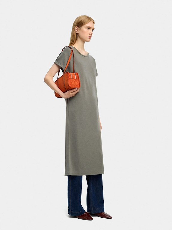 PLAIN MIDI DRESS