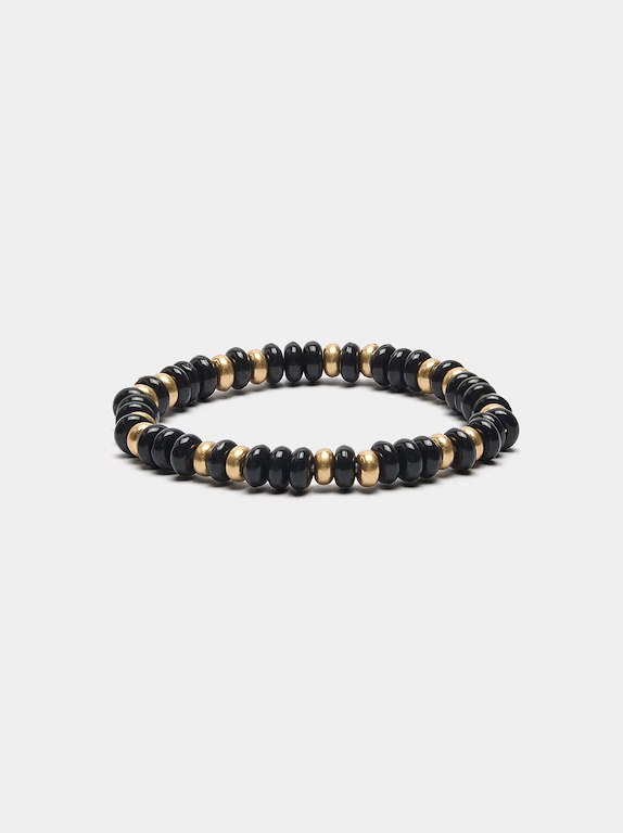 ELASTIC BRACELET WITH BICOLOR BEADS