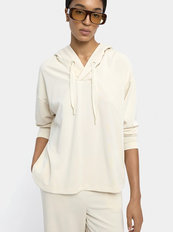 KNIT HOODIE SOFT TOUCH