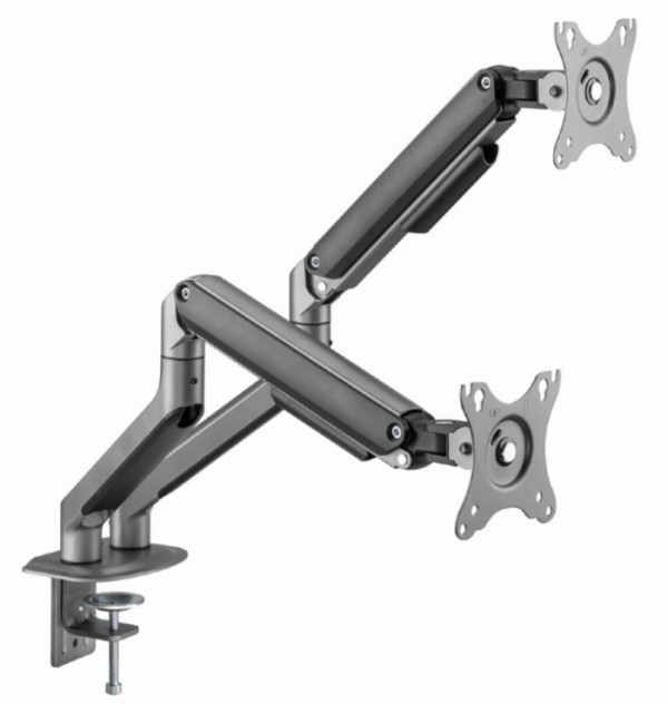 MA-DA2-05 Gembird Podesivi dupli stoni drzac za monitor, tilt, 17-32 max.9kg FO