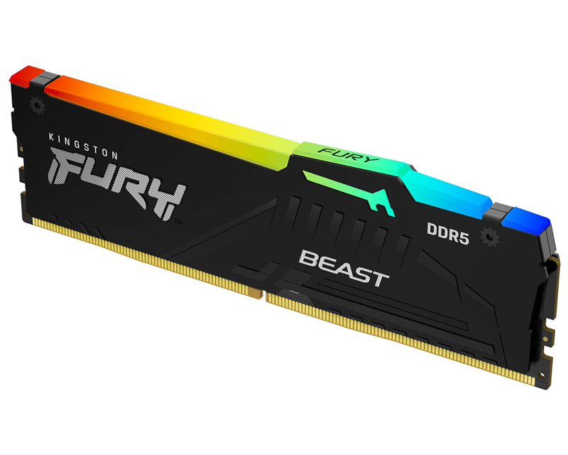 KINGSTON DIMM DDR5 64GB 5600MT/s KF556C36BBEA-64 Fury Beast RGB EXPO
