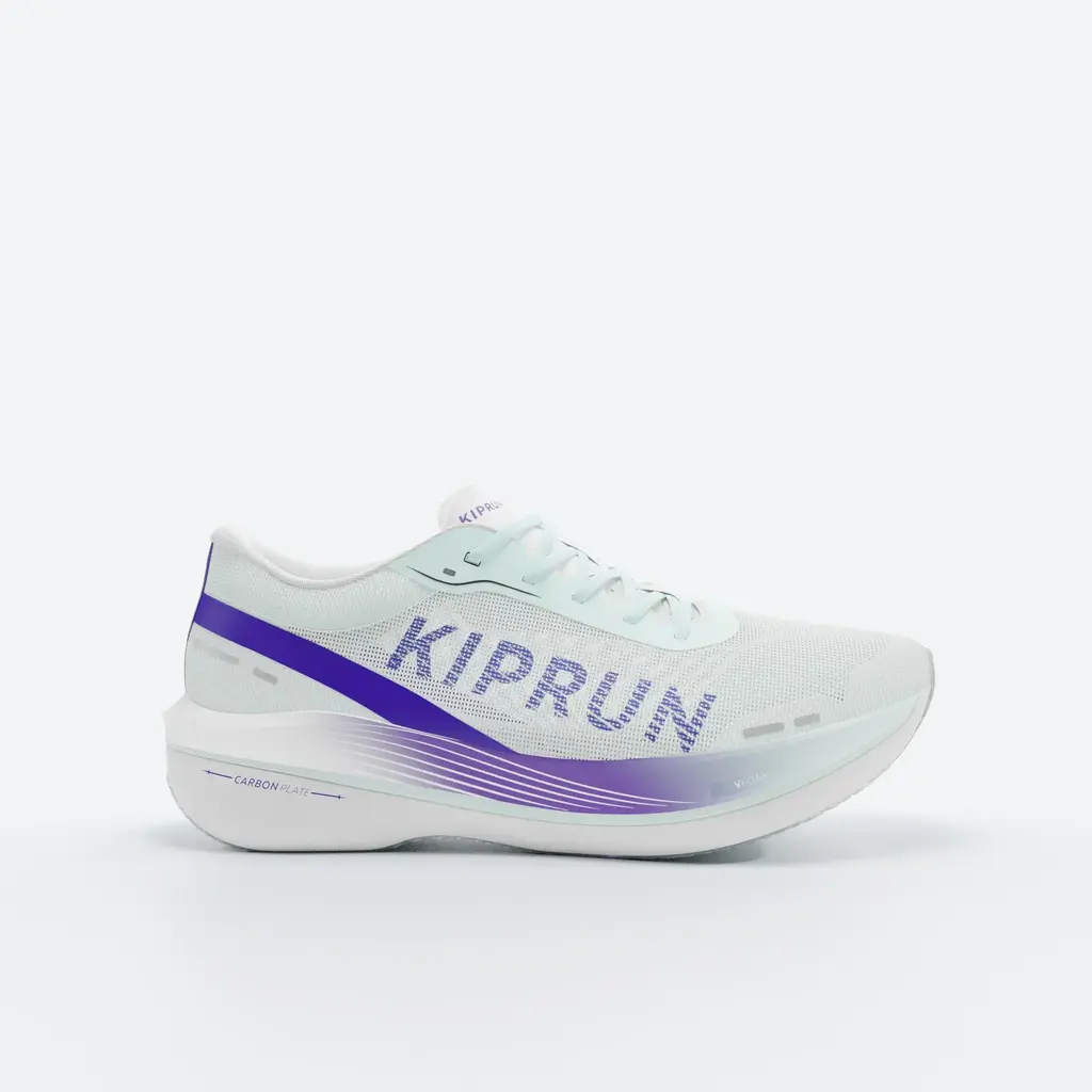 Patike za trčanje Kiprun KD900X. s karbonskom pločicom muške - zeleno/ljubičaste