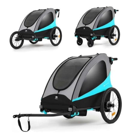 Kinderkraft prikolica za bicikl 3u1 nava hawaiian ( KSNAVA00BLU0000 )