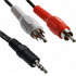 Cable Audio Stereo Plug/2xRCA Plug 5m