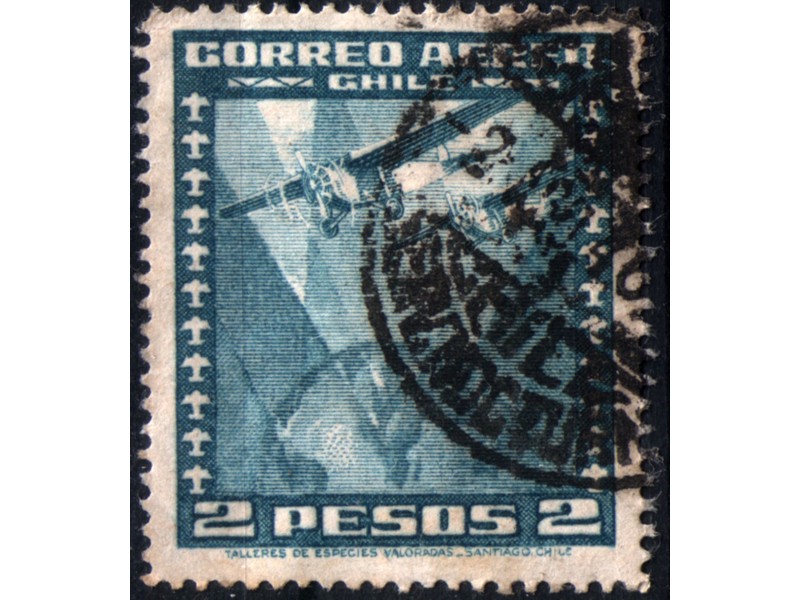 kt670a 1944-53 Chile Mi341(-o-)1od20