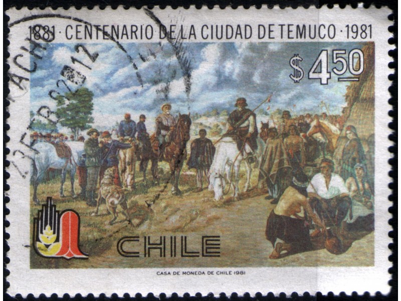 kt670h 07.avg1981 Chile Mi958(-o-)