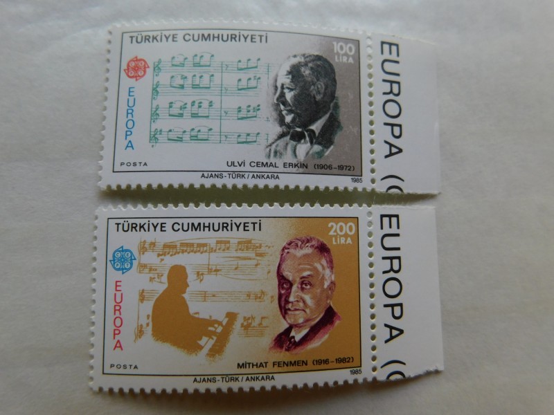 TURSKA EUROPA 1985 KOMPLET ČISTA SERIJA