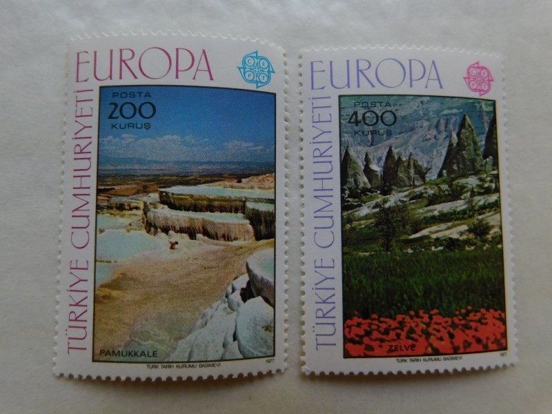 TURSKA EUROPA 1977 KOMPLET ČISTA SERIJA