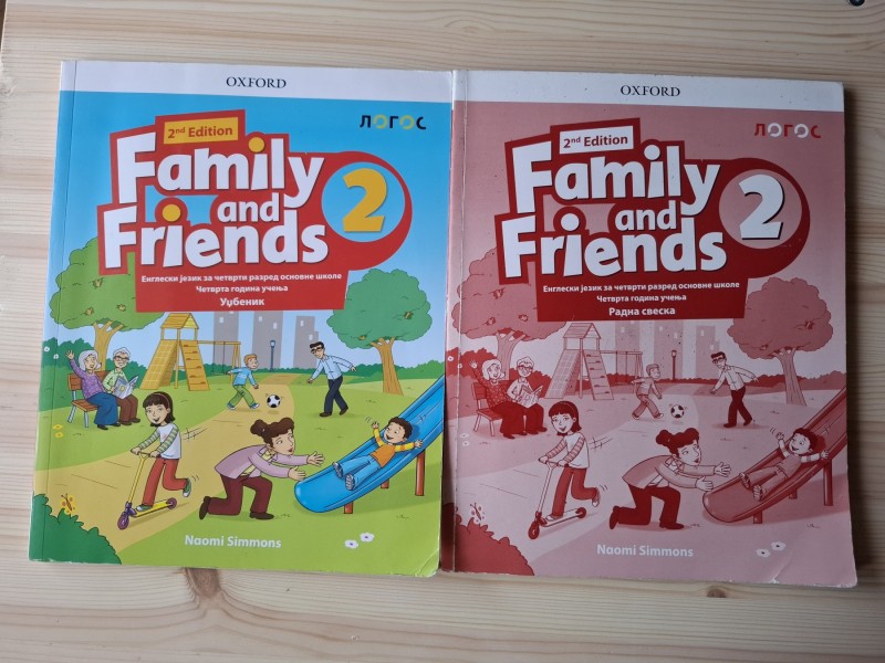 Family and Friends 2 Udžbenik +radna sveska za 4.razred