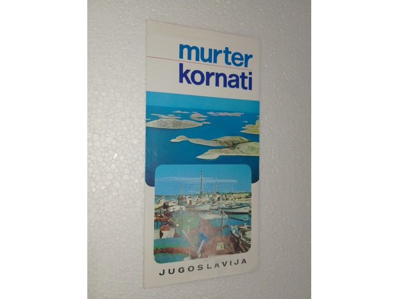 MURTER KORNATI-JUGOSLAVIJA- TURISTIČKA BROŠURA -VODIČ