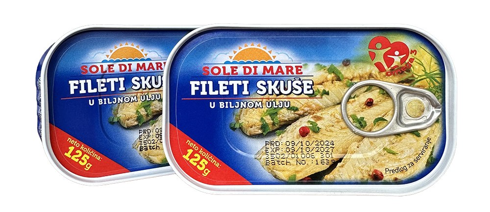 SKUSA FILETI SOLE DI MARE 125G