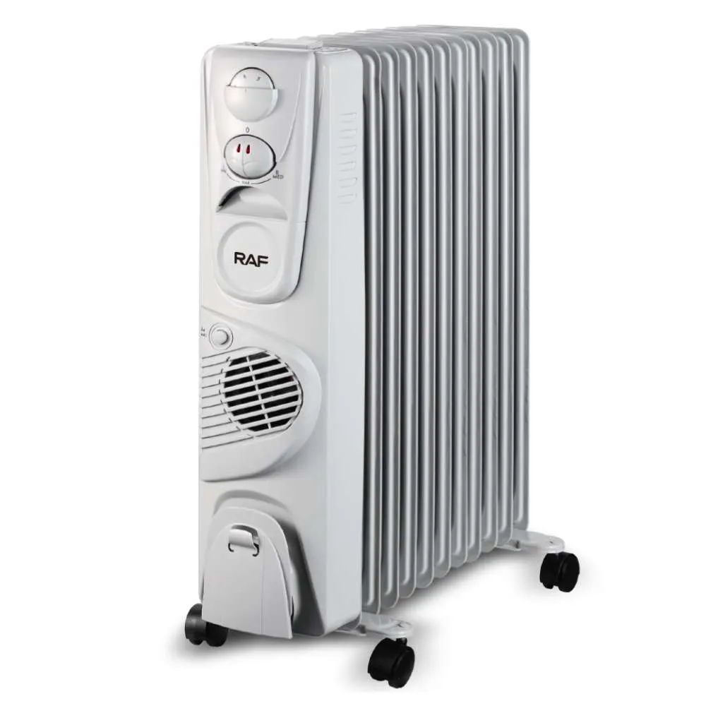 RAF R.1131W ULJNI RADIJATOR SA VENTILATOROM 11 REBARA BELI 2900W