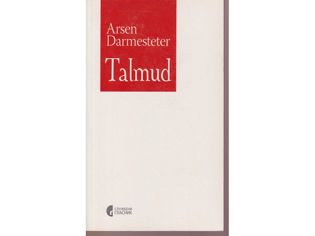 ARSEN DARMESTETER / TALMUD + perfekTTTTTTTTTT