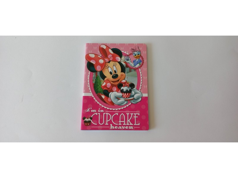 ❗NOVO: Sveska A5 kockasti Disney Minnie Kids CUPCAKE