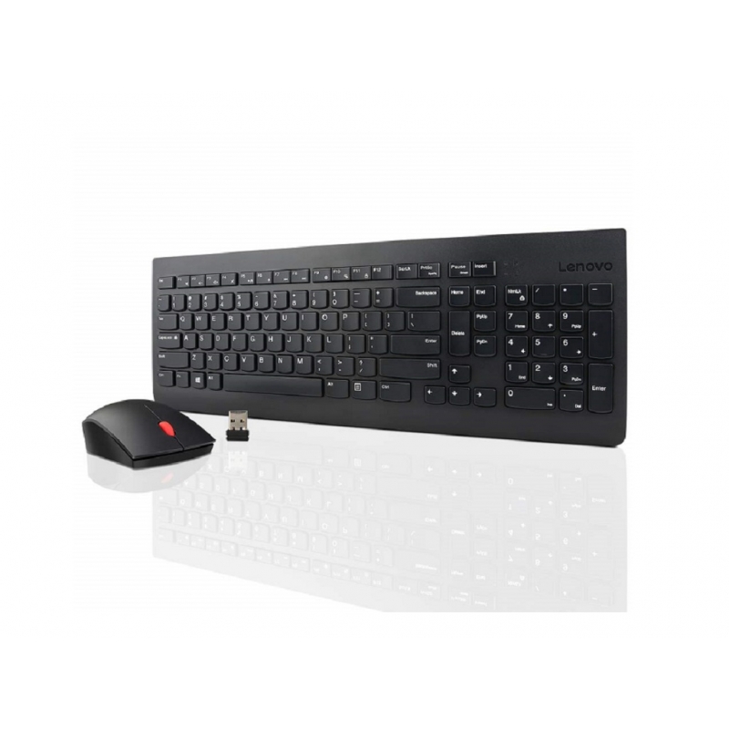 Tastatura+miš LENOVO 510 bežicni set /US/crna