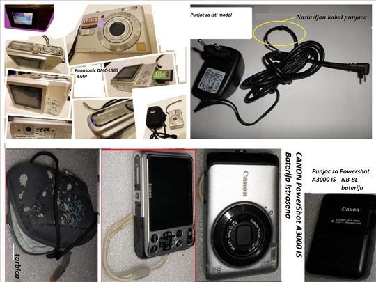 Digitalni foto aparatI Panasonic-Canon