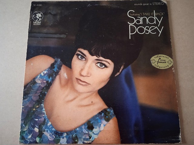 Sandy Posey - Sandy Posey Featuring `I Take It Back`
