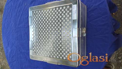 Inox kaseta za autoklav 30x30 cm