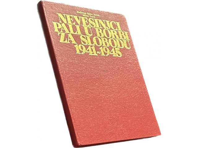 Nevesinjci pali u borbi za slobodu 1941-1945