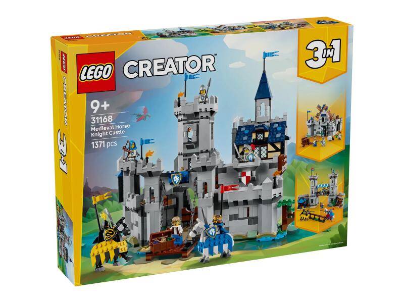 LEGO CREATOR EXPERT 31168 SREDNJOVEKOVNI VITEZ KONJANIK I DVORAC