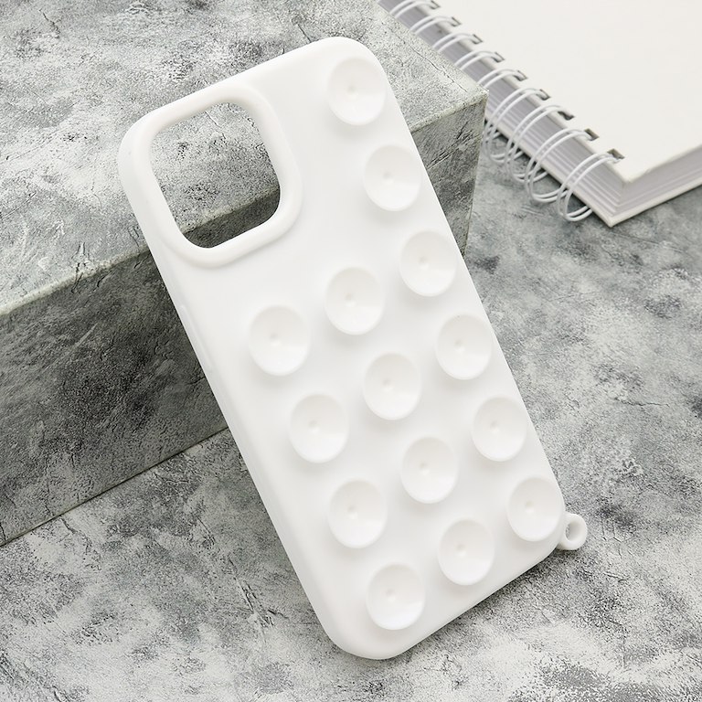 Zastitna maska (futrola) OCTOBUDDY - iPhone 15 bela (MS)