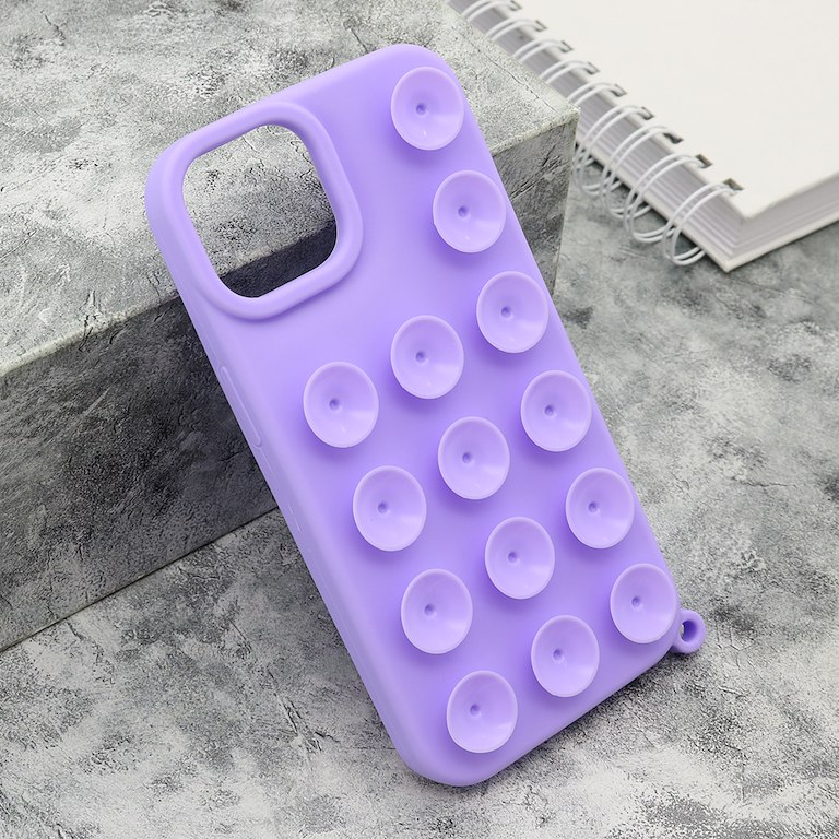 Zastitna maska (futrola) OCTOBUDDY - iPhone 15 ljubicasta (MS)