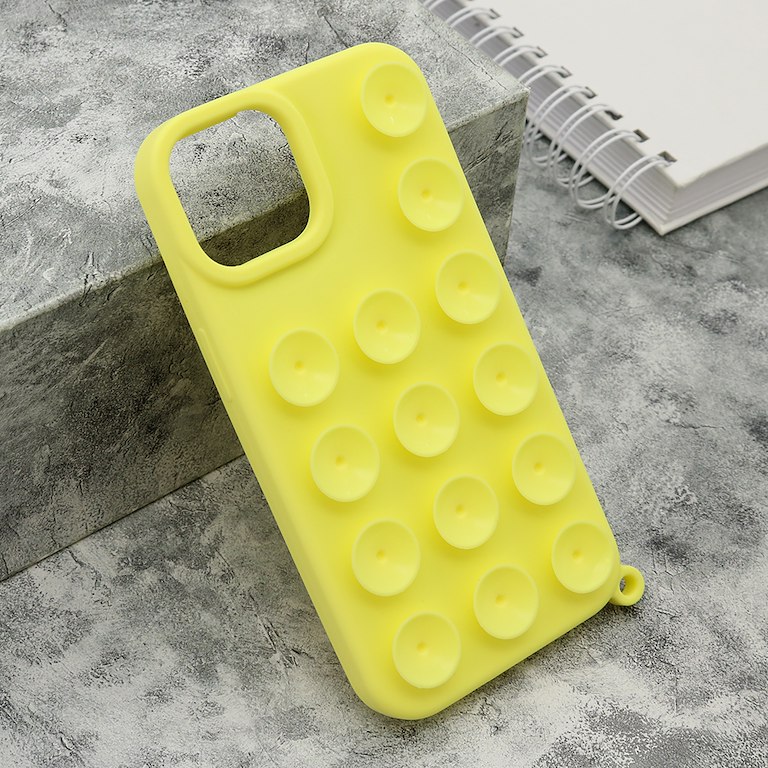 Zastitna maska (futrola) OCTOBUDDY - iPhone 15 zuta (MS)