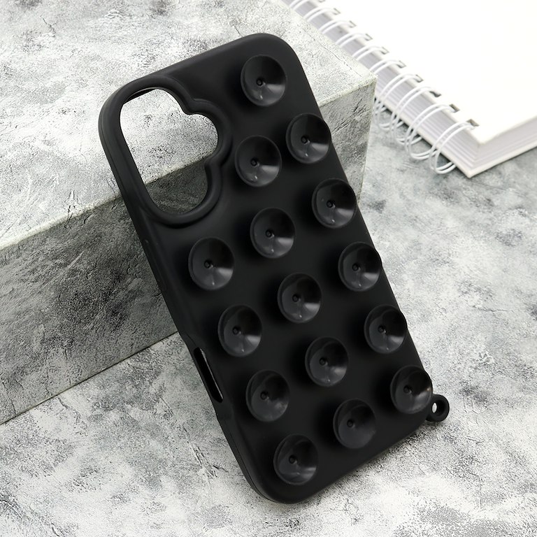 Zastitna maska (futrola) OCTOBUDDY - iPhone 16 (6.1) crna (MS)