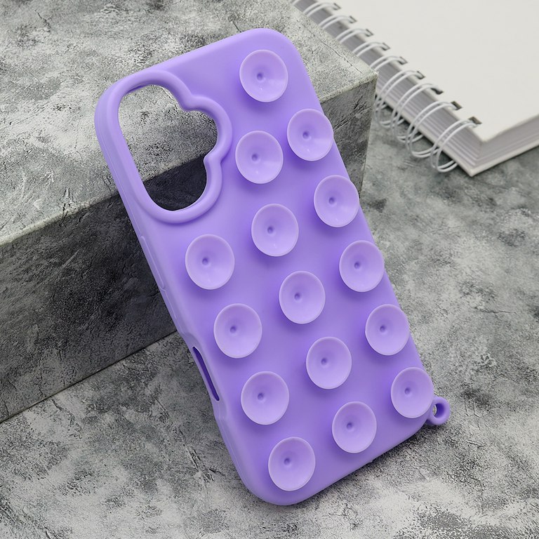 Zastitna maska (futrola) OCTOBUDDY - iPhone 16 (6.1) ljubicasta (MS)