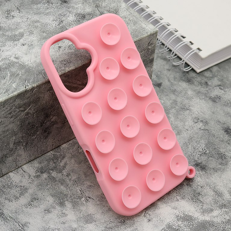 Zastitna maska (futrola) OCTOBUDDY - iPhone 16 (6.1) roze (MS)