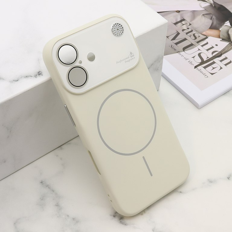 Zastitna maska (futrola) PASTEL DREAMS MagSafe - iPhone 16 (6.1) bela (MS)