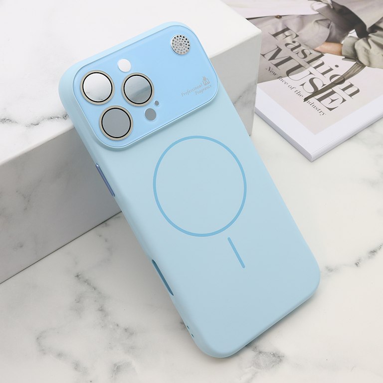 Zastitna maska (futrola) PASTEL DREAMS MagSafe - iPhone 16 Pro Max (6.9) plava (MS)