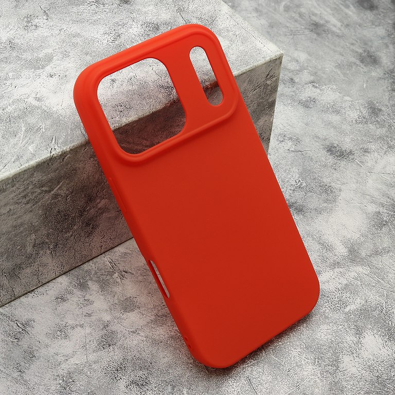 Zastitna maska (futrola) GENTLE COLOR - iPhone 17 Pro crvena (MS)