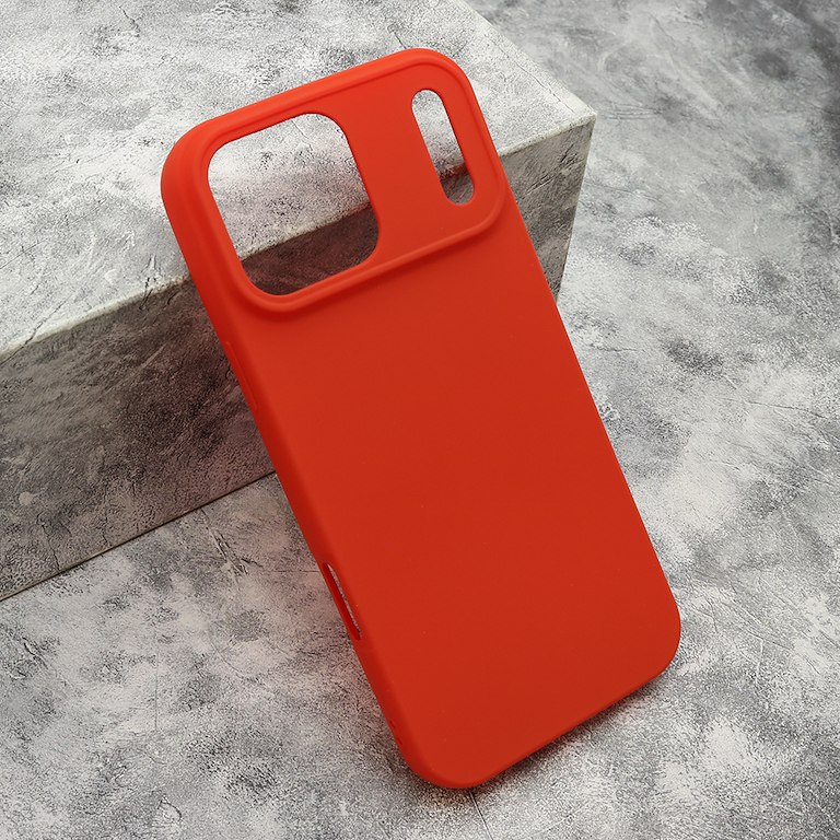 Zastitna maska (futrola) GENTLE COLOR - iPhone 17 Pro Max (6.9) crvena (MS)
