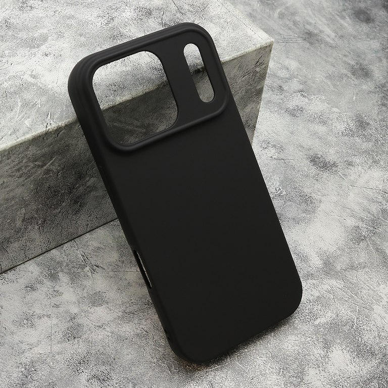 Futrola GENTLE COLOR za iPhone 17 Pro crna (MS)