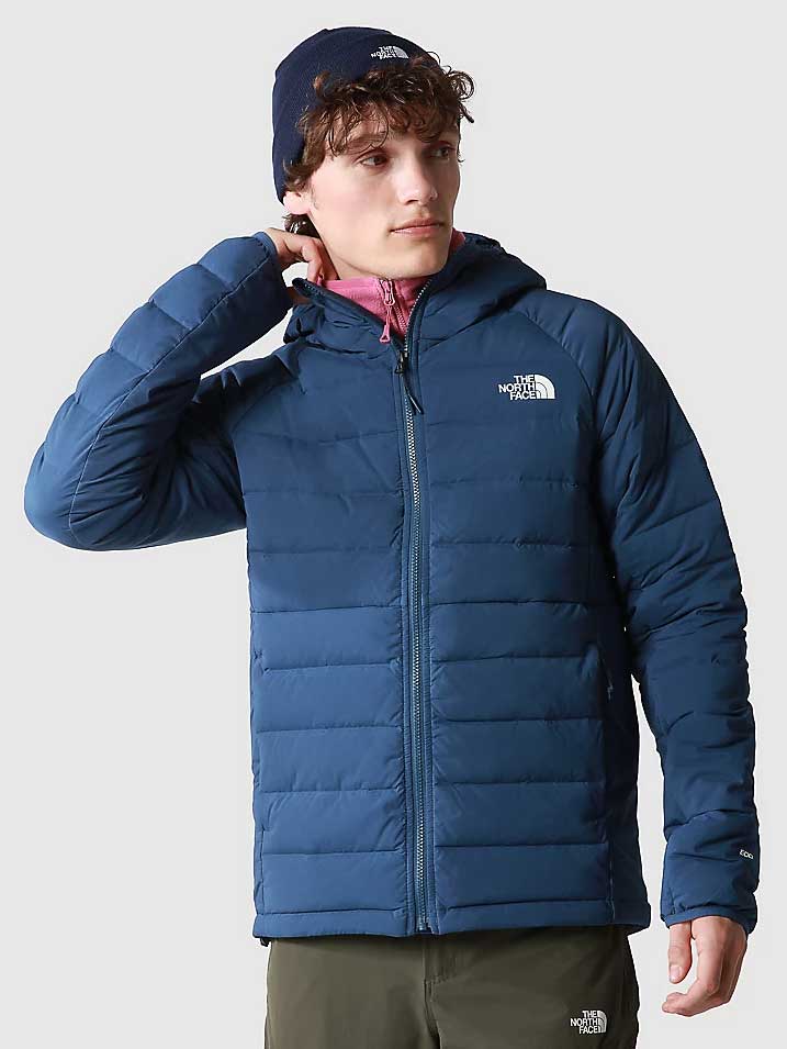 THE NORTH FACE M BELLEVIEW STRETCH DOWN HOODIE Jacket